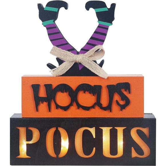 MEETYAMOR | Accents | Halloween Decorations Indoor Lights Hocus Pocus ...